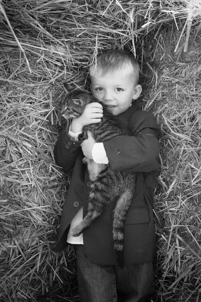 WI-Wedding-SunflowerHill-Country-Chic-Ring-Bearer-Black-White ...